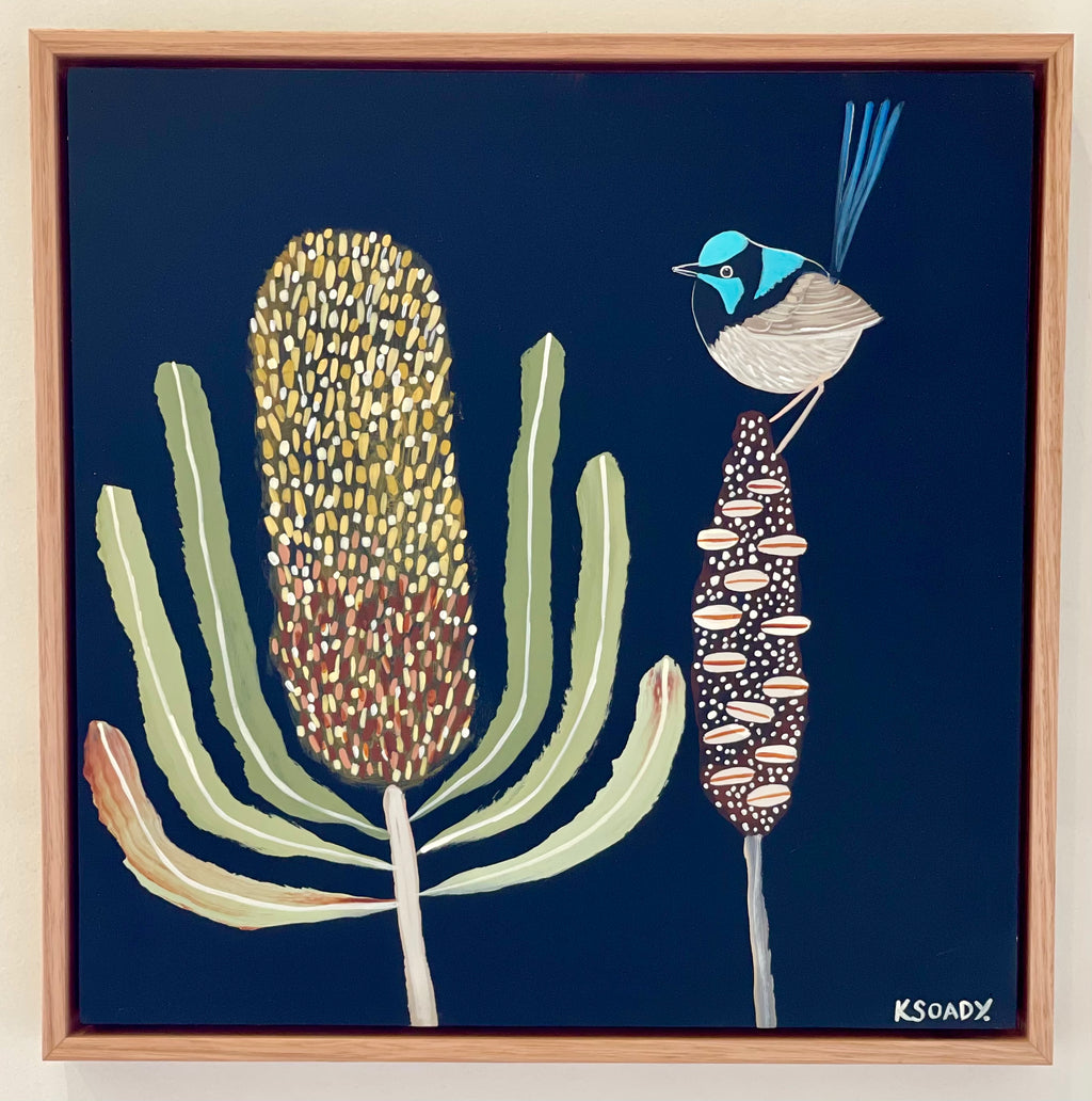 Banksia Nocturne and Fairy Wren – Moontree Studio