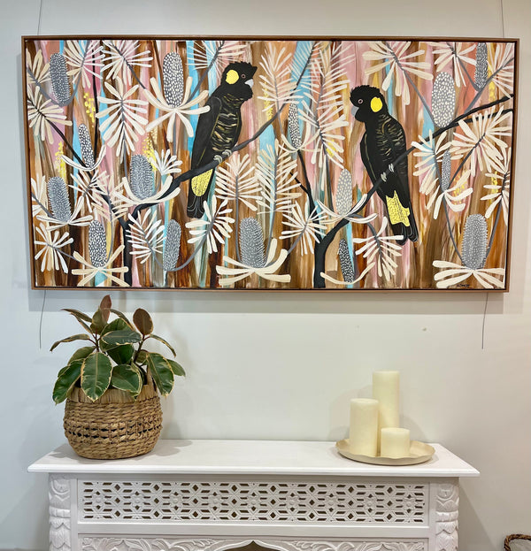 Dusk Black Cockatoos #4 - Moontree Studio