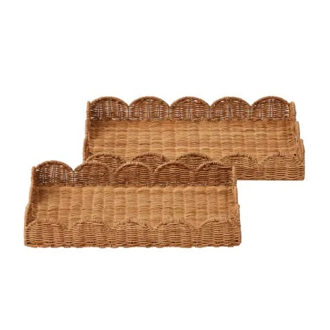 Pettine Rattan Tray – Moontree Studio