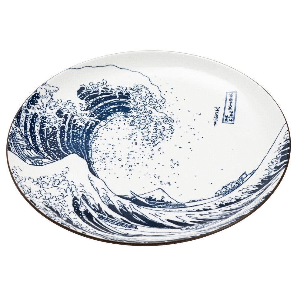 HOKUSAI FUJI - large plate – Moontree Studio